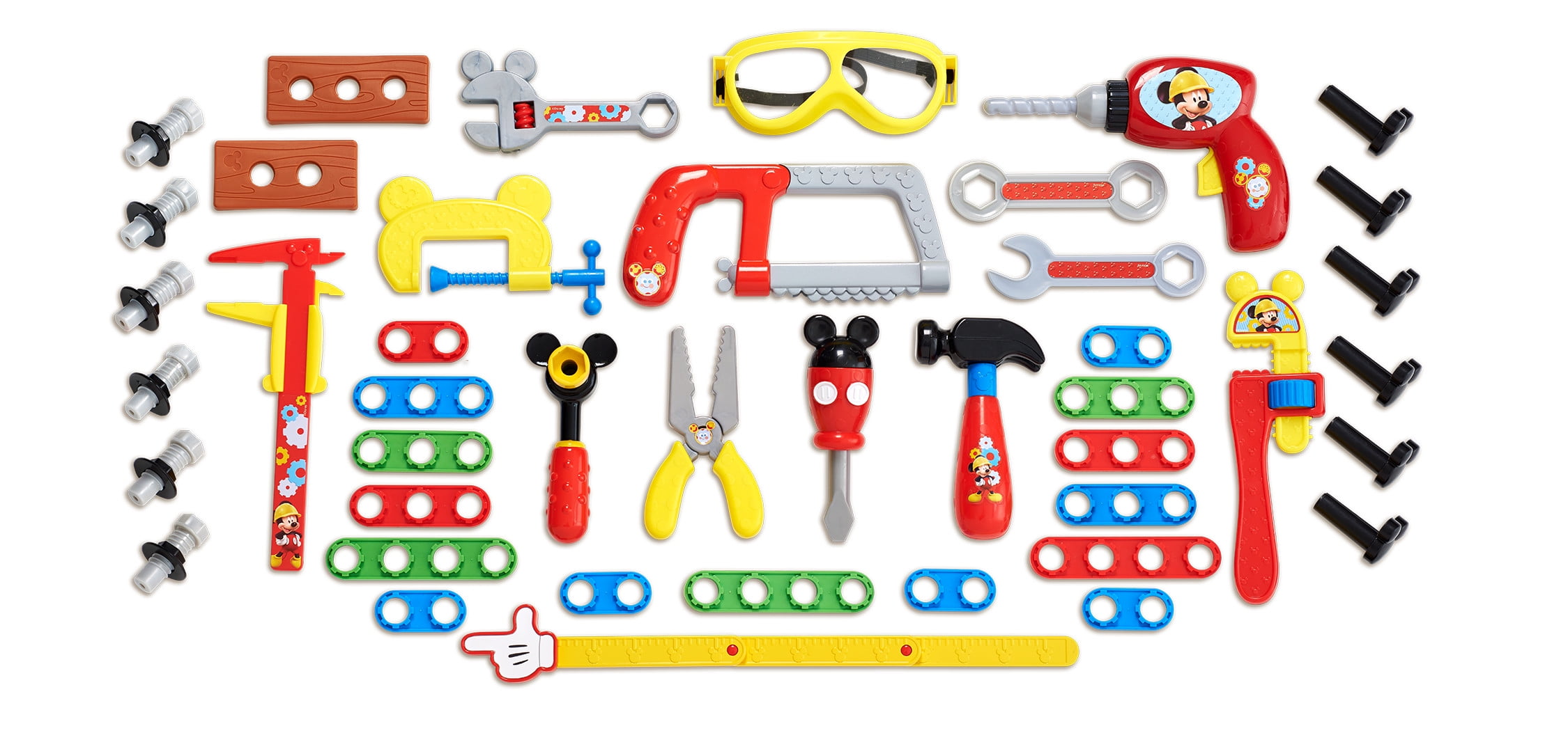 Mickey Mousekadoer Tool Set, 50 Piece Contruction and Building Tools ...