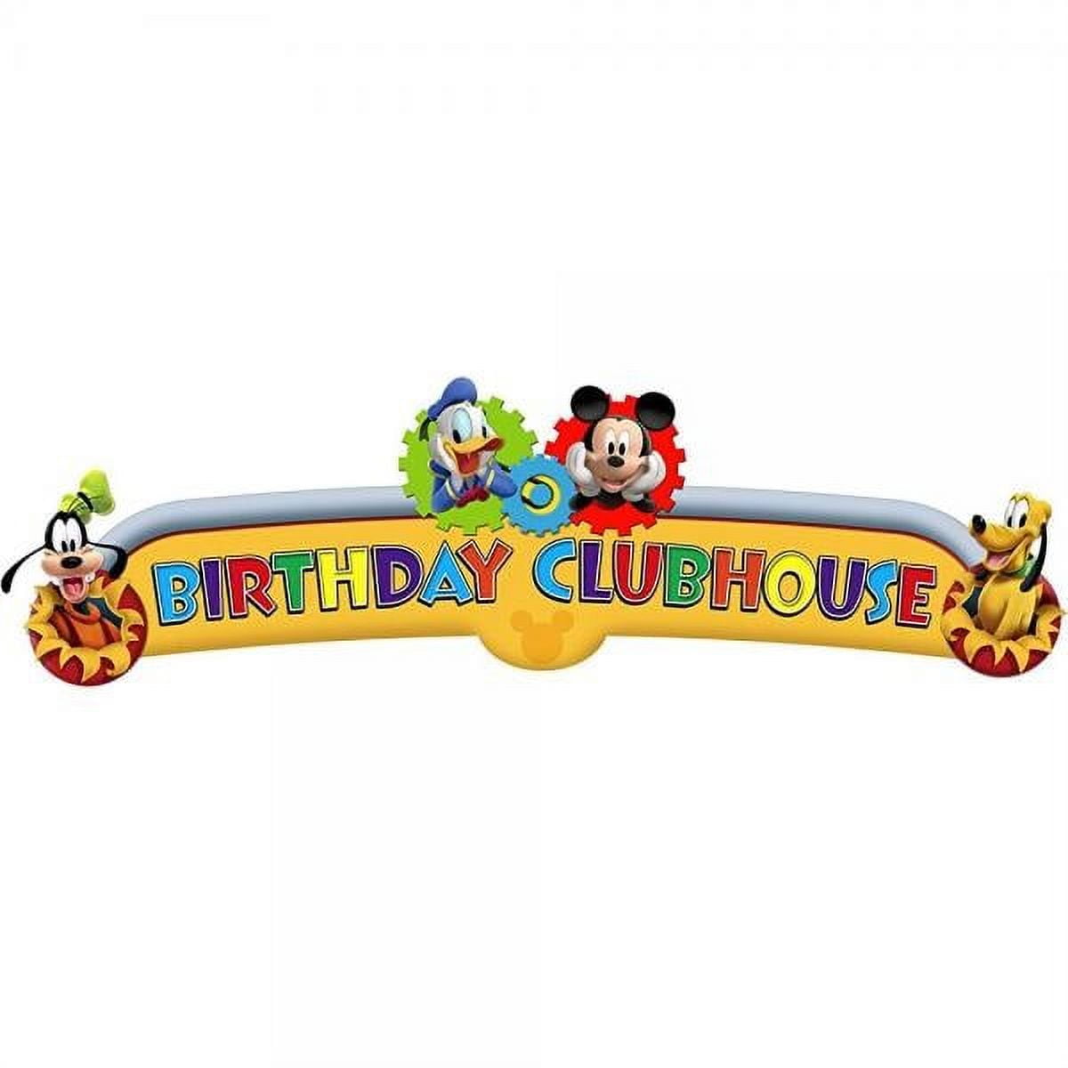 Disney's Mickey Mouse Clubhouse Playtime Birthday Banner - Walmart.com
