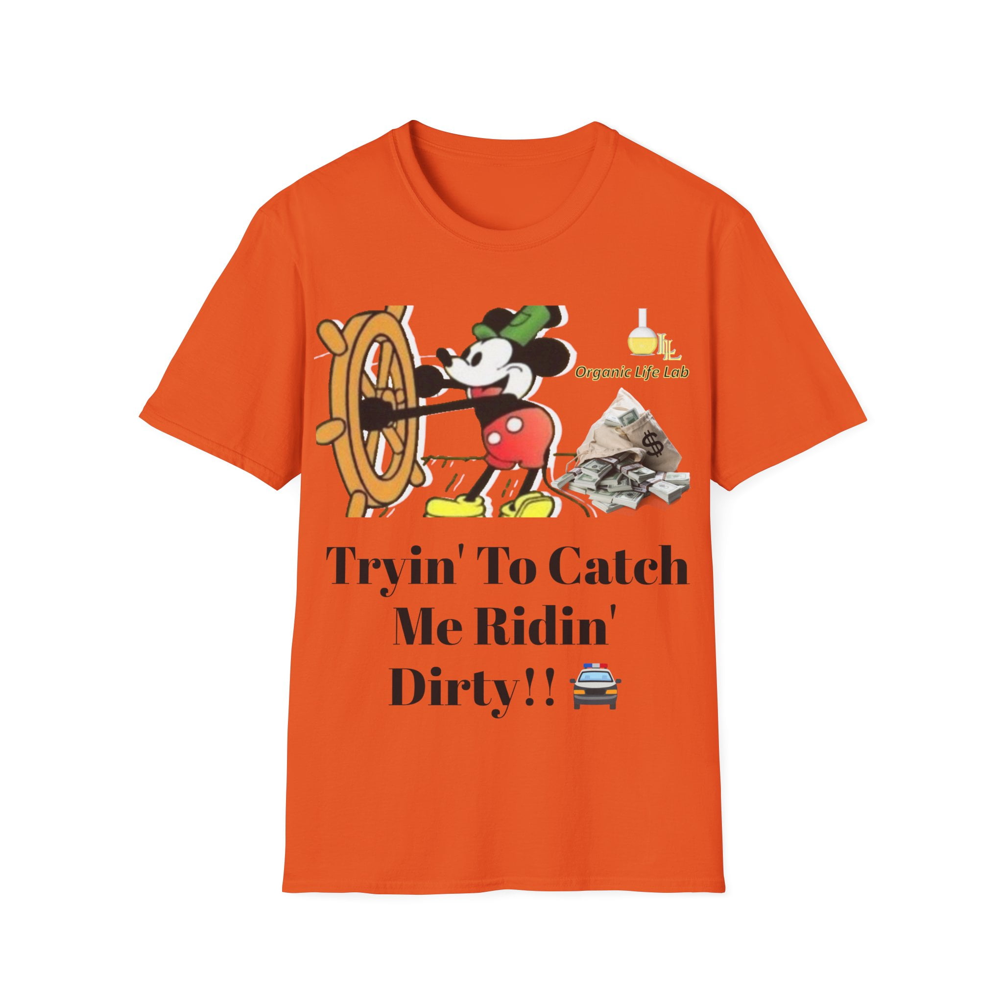 Mickey Ridin' Dirty Unisex Softstyle T-Shirt - Walmart.com