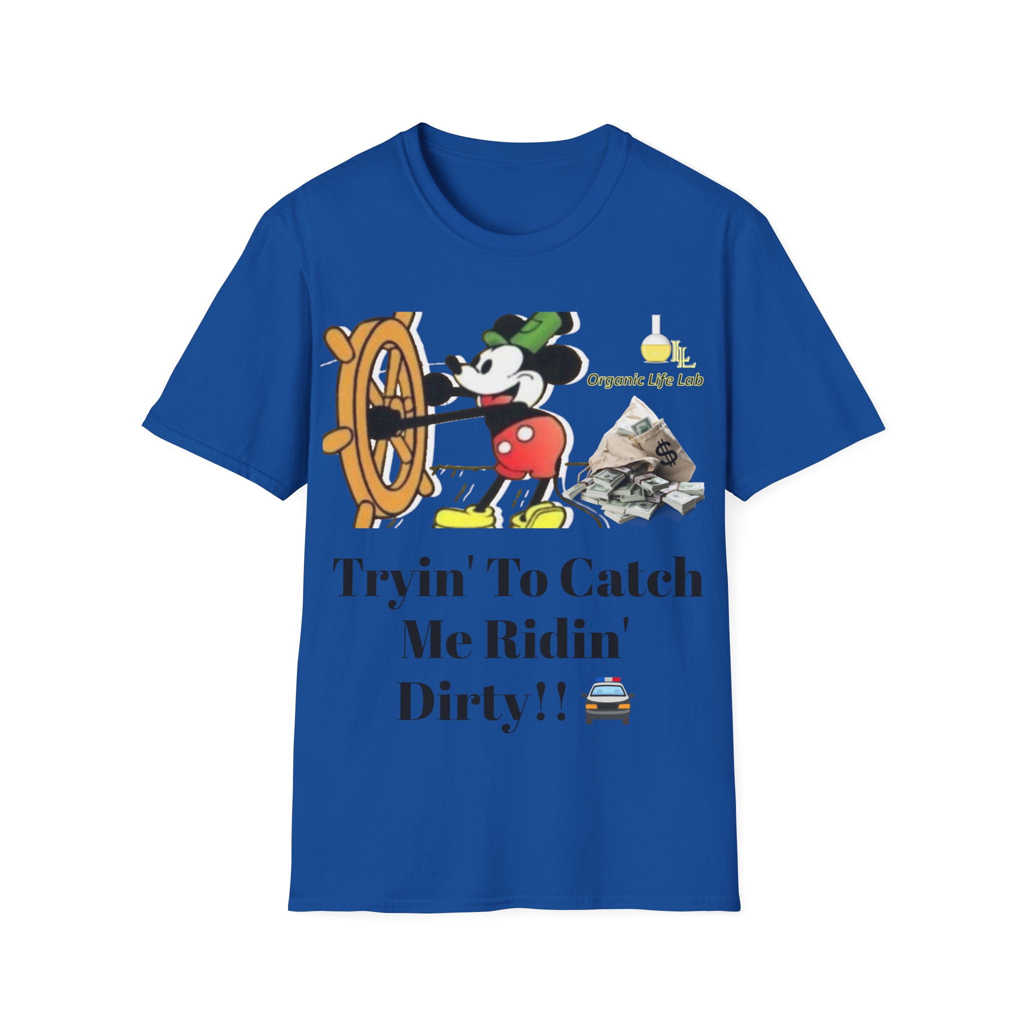 Mickey Ridin' Dirty Unisex Softstyle T-Shirt - Walmart.com