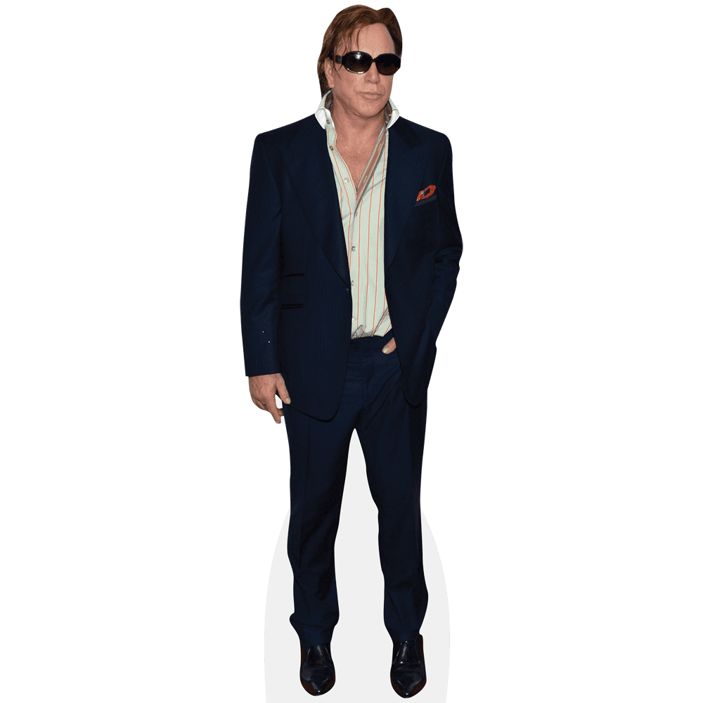 Mickey Rourke (Black Outfit) Mini Cardboard Cutout Standee - Walmart.com