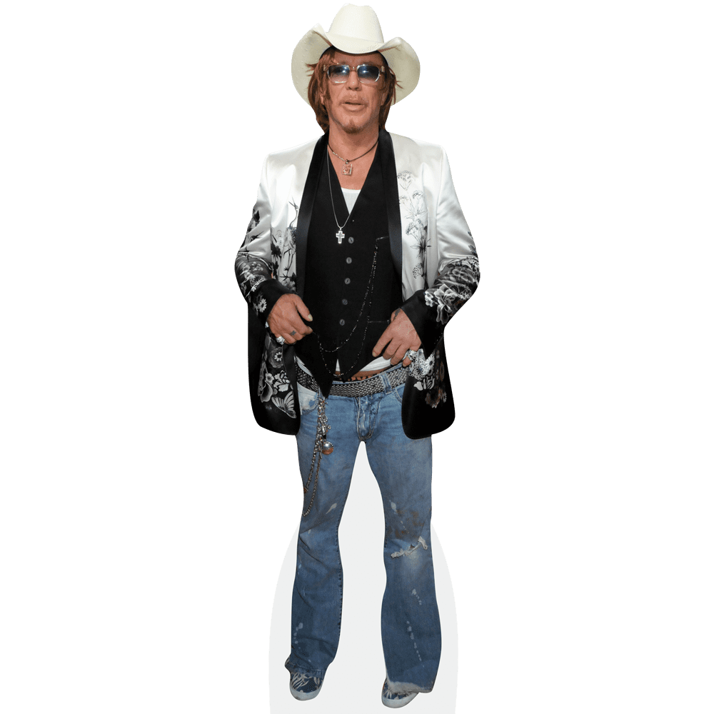 Mickey Rourke (Jeans) Mini Cardboard Cutout Standee - Walmart.com
