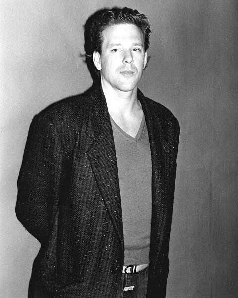 Mickey Rourke young 1980's posing for press at Hollywood event 16x20 ...