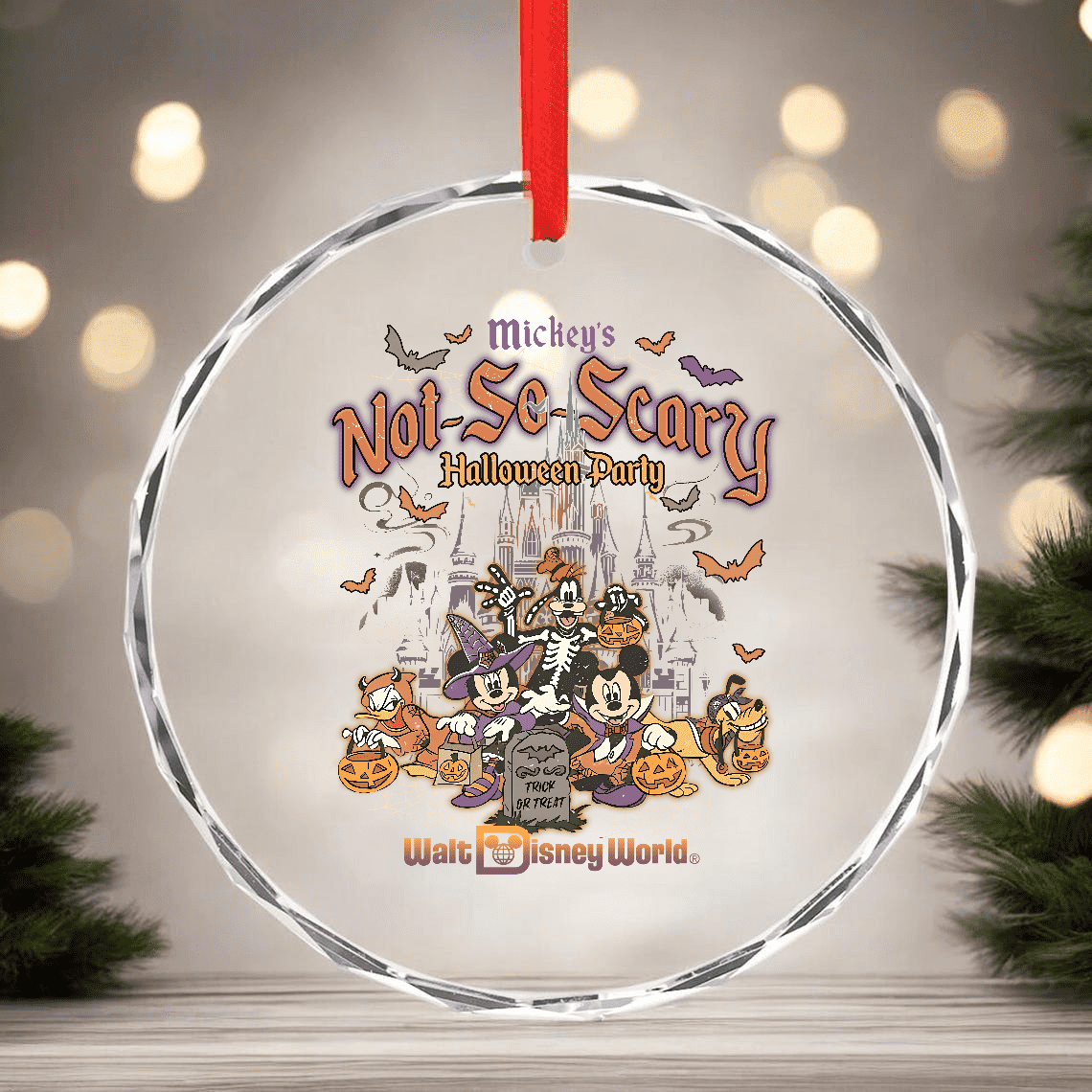 Mickey'S Not So Scary Party 2025 All Characters Skeleton Ornament ...