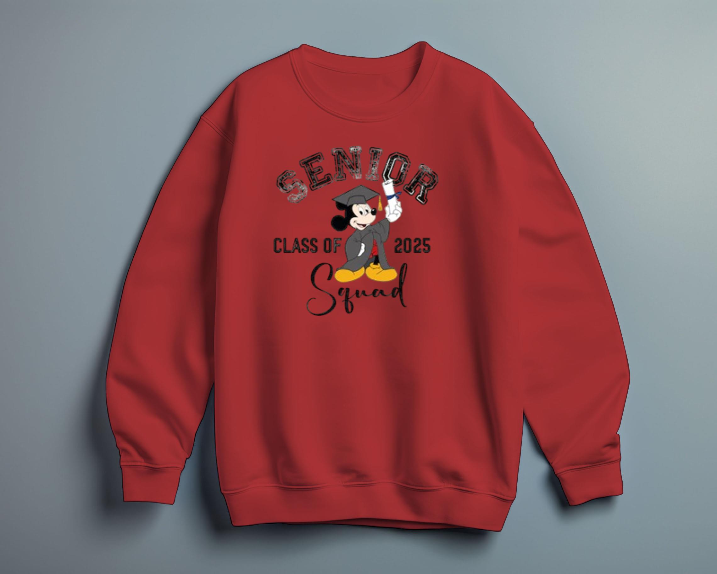 Mickey Senior Graduation 2025 Shirt, Graduate Shirt, Mickey Mouse Grad ...