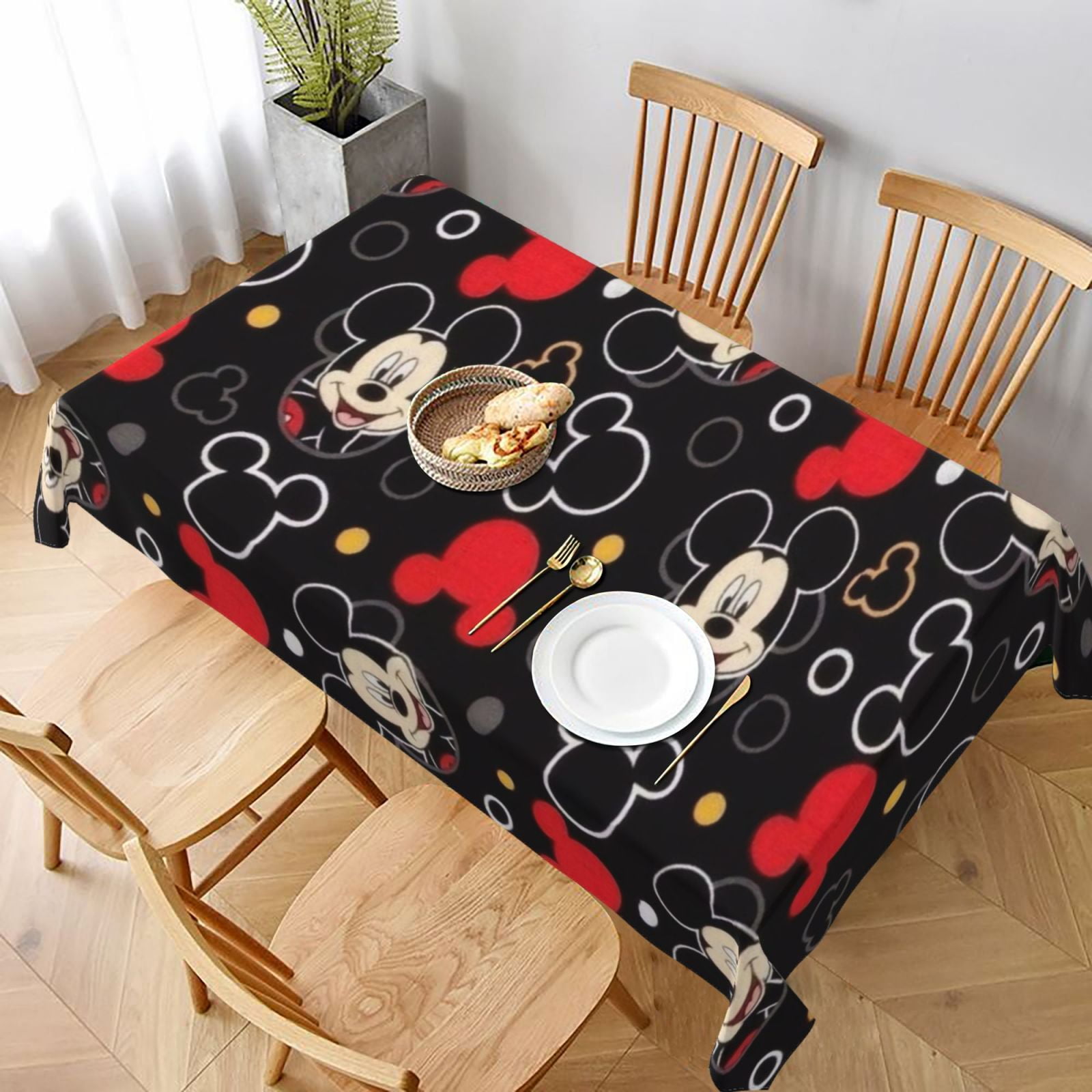 Mickey Tablecloth for Kitchen Dinning Party Stylish Table Cloth ...