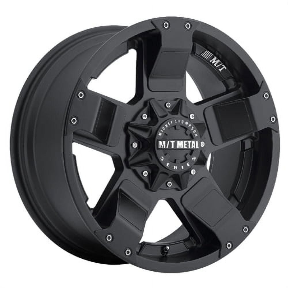 Mickey Thompson Tires M/T Metal Series MM-245 Wheel with Flat Black ...