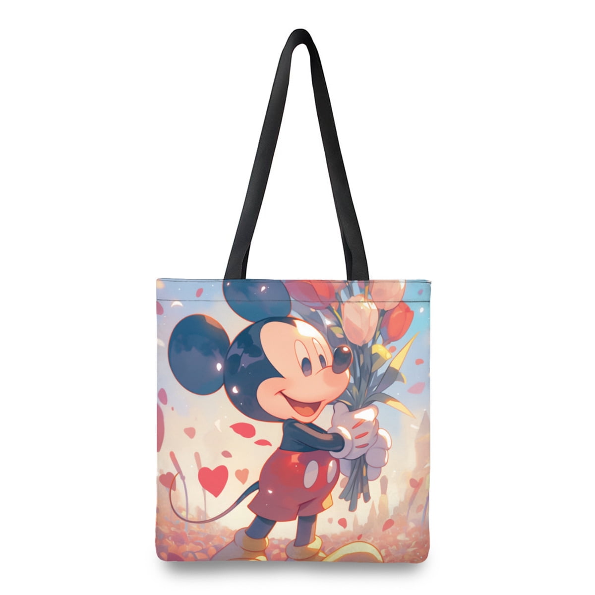 Mickey X Mouse Canvas cute handbag, reusable grocery shopping bag ...