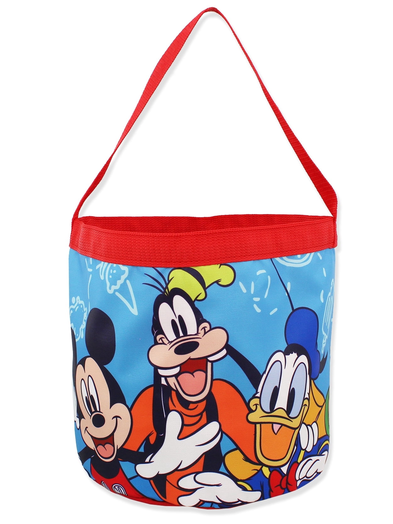 Mickey and Friends Collapsible Basket Bucket Toy Storage Tote Bag ...