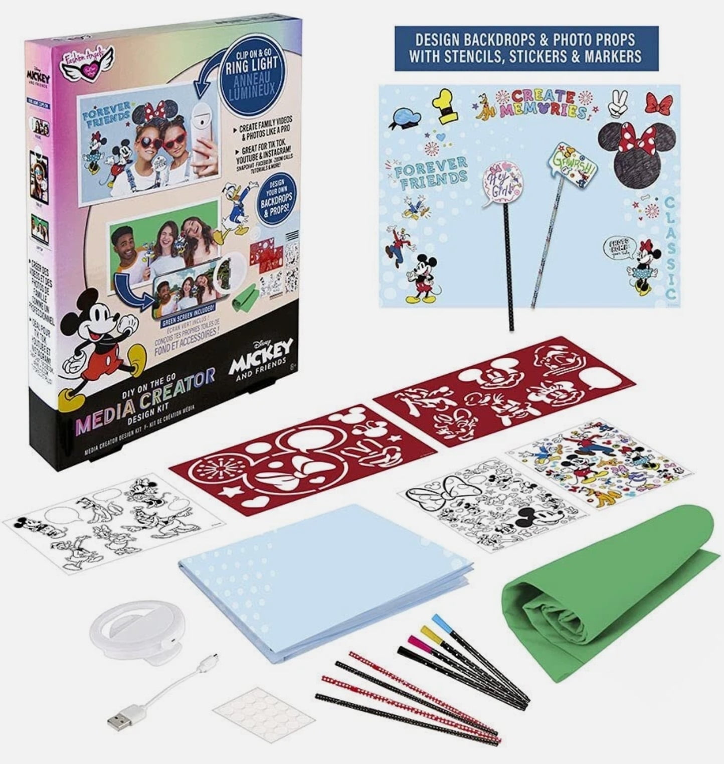 Mickey and Friends Fashion Angels Media Creator Design Kit - Walmart.com