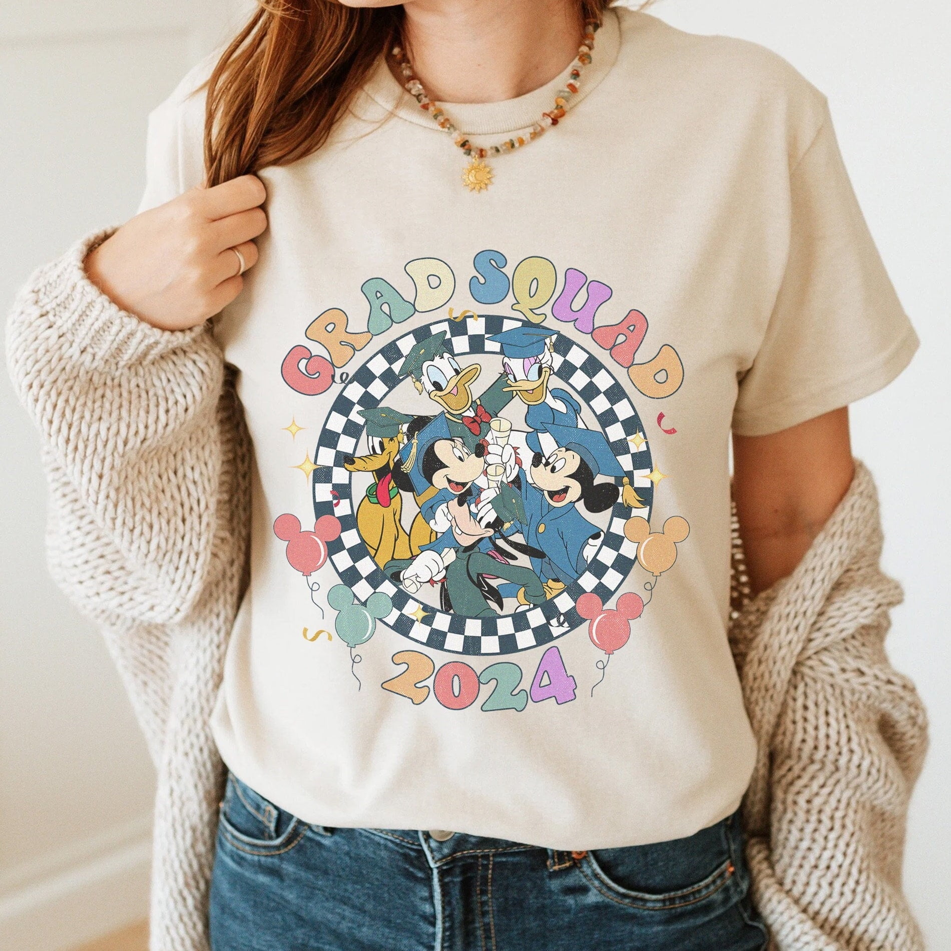 Mickey and Friends Grad Squad 2024 Shirt, Mickey Minnie Graduation ...