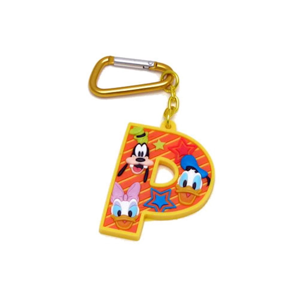 Mickey and Friends Letter P Laser Cut Keychain - Walmart.com