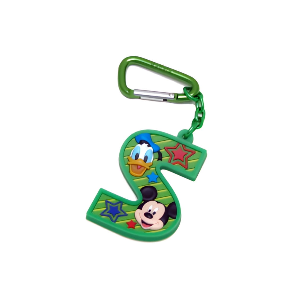 Mickey and Friends Letter S Laser Cut Keychain - Walmart.com