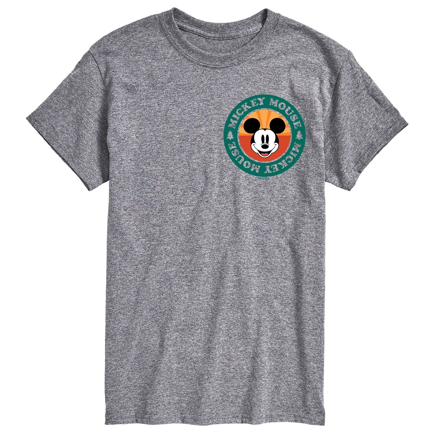 Mickey and Friends - Mickey Mouse Emblem - Men's Short Sleeve Graphic T ...