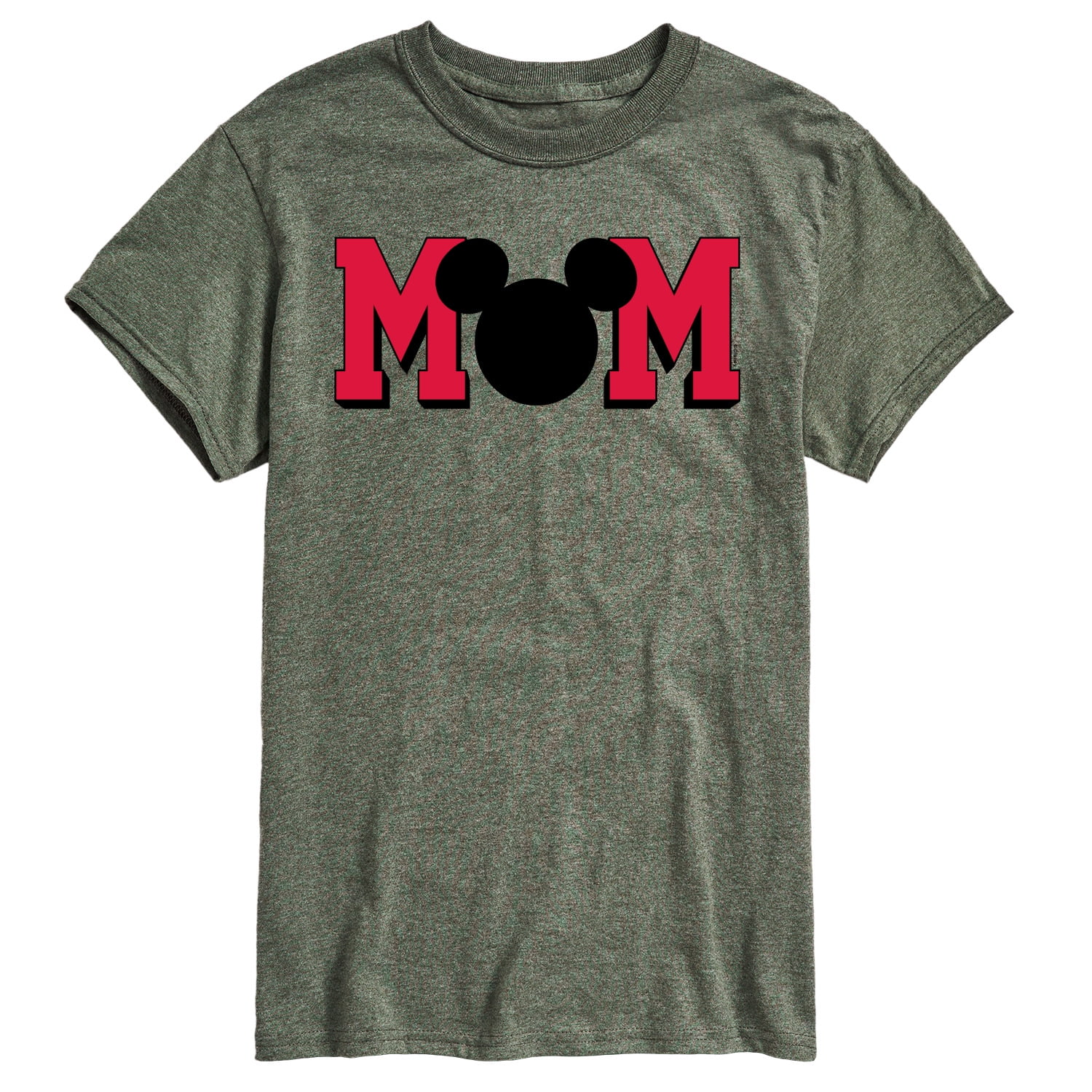 Mickey and Friends - Mom Mouse Silhouette - Men's Short Sleeve Graphic ...