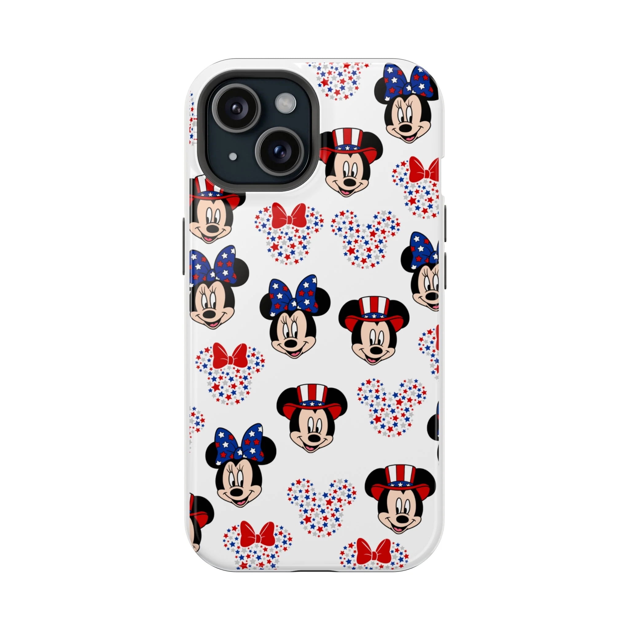 Mickey and Minnie American Flag Magnetic iPhone Tough Case - Walmart.com