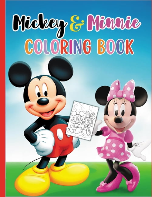Mickey and Minnie Coloring and Activity Book: Amazing Fun Coloring ...