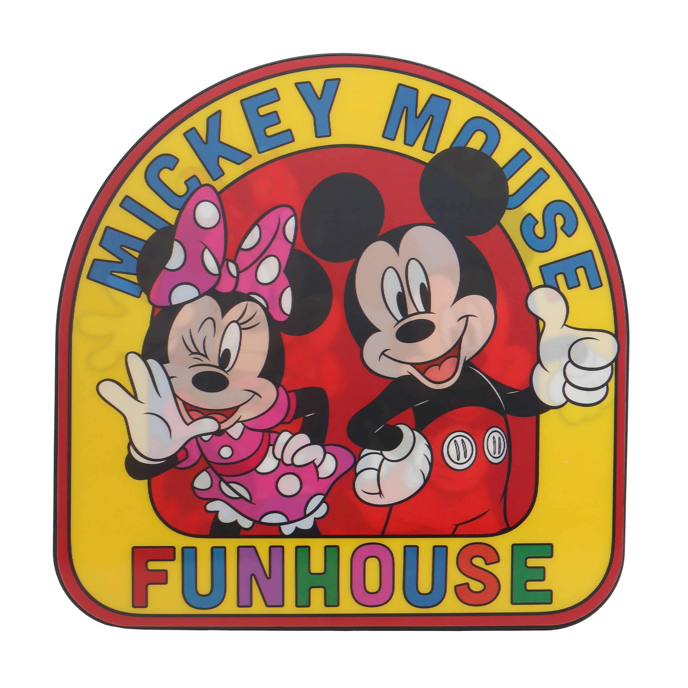 Open Roads Brands Mickey and Minnie Funhouse Disney Wall Decor ...