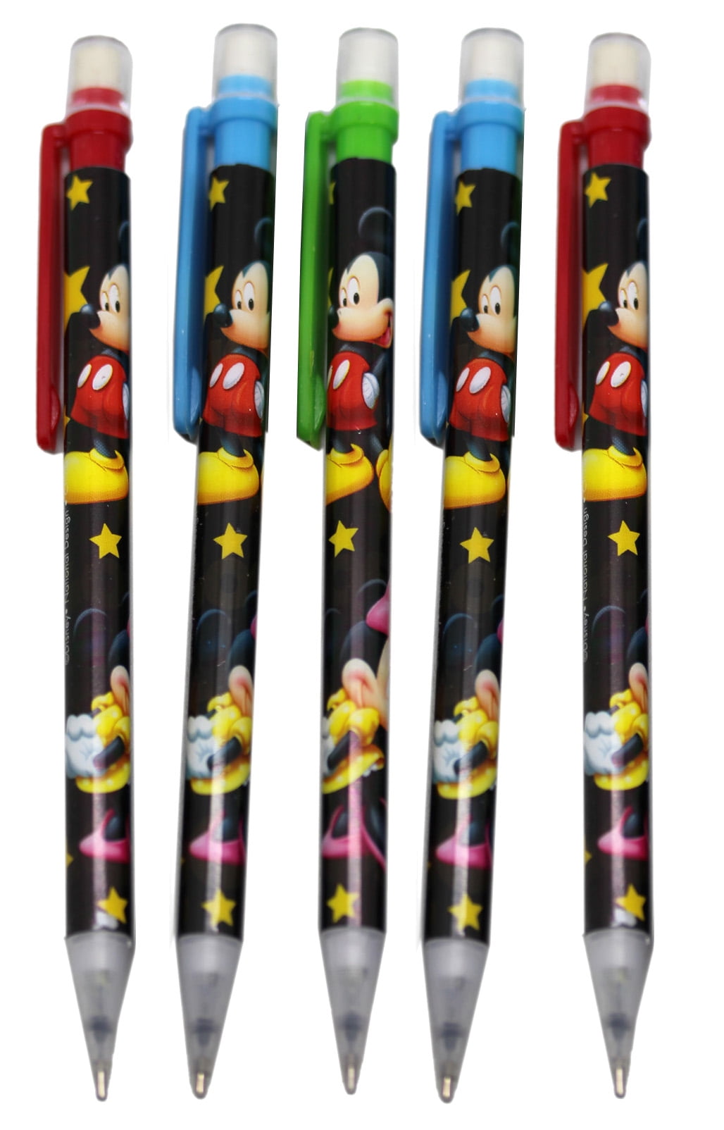 Mechanical Pencils, Mickey and Minnie Mouse Starry Case, 0.7mm Lead ...