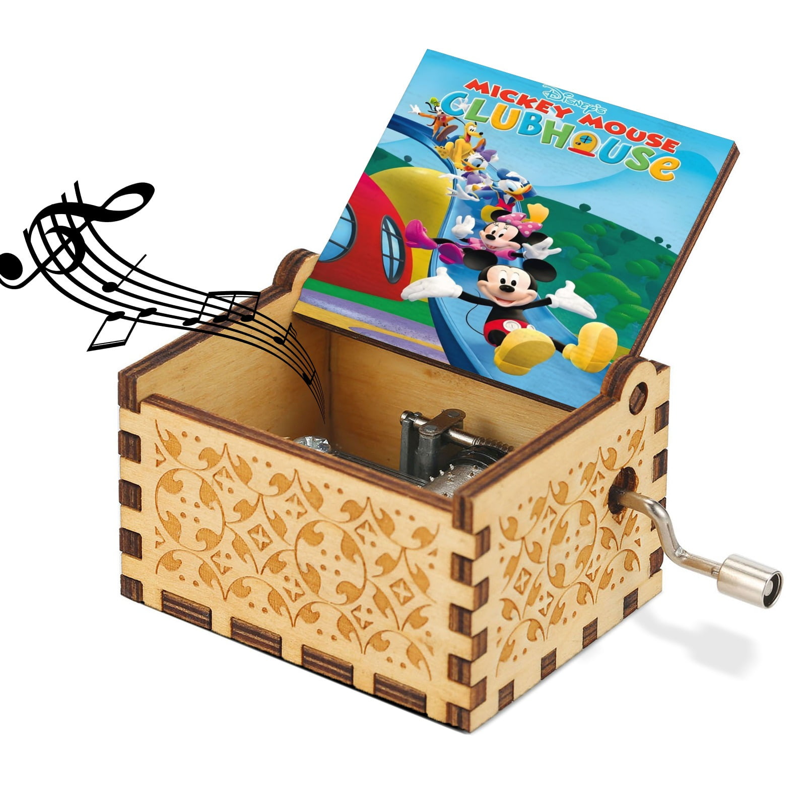 Mickey and Mouse Clubhouse Wooden Music Box. - Walmart.com