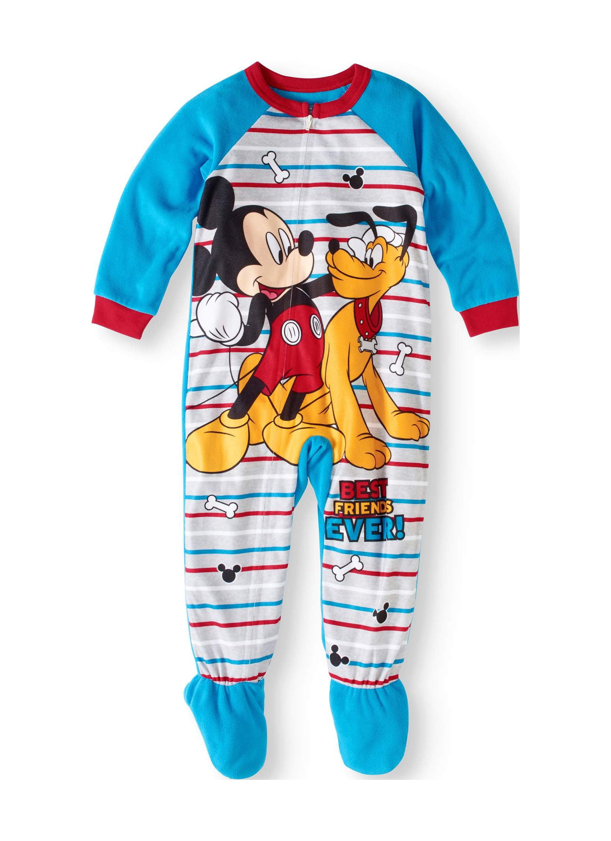 Mickey Mouse Ap Toddler Boys Licensed Sleepwear - Walmart.com