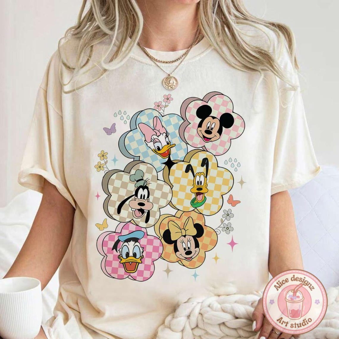 Mickey and friends Floral Spring Break Disney shirt, Epcot ...