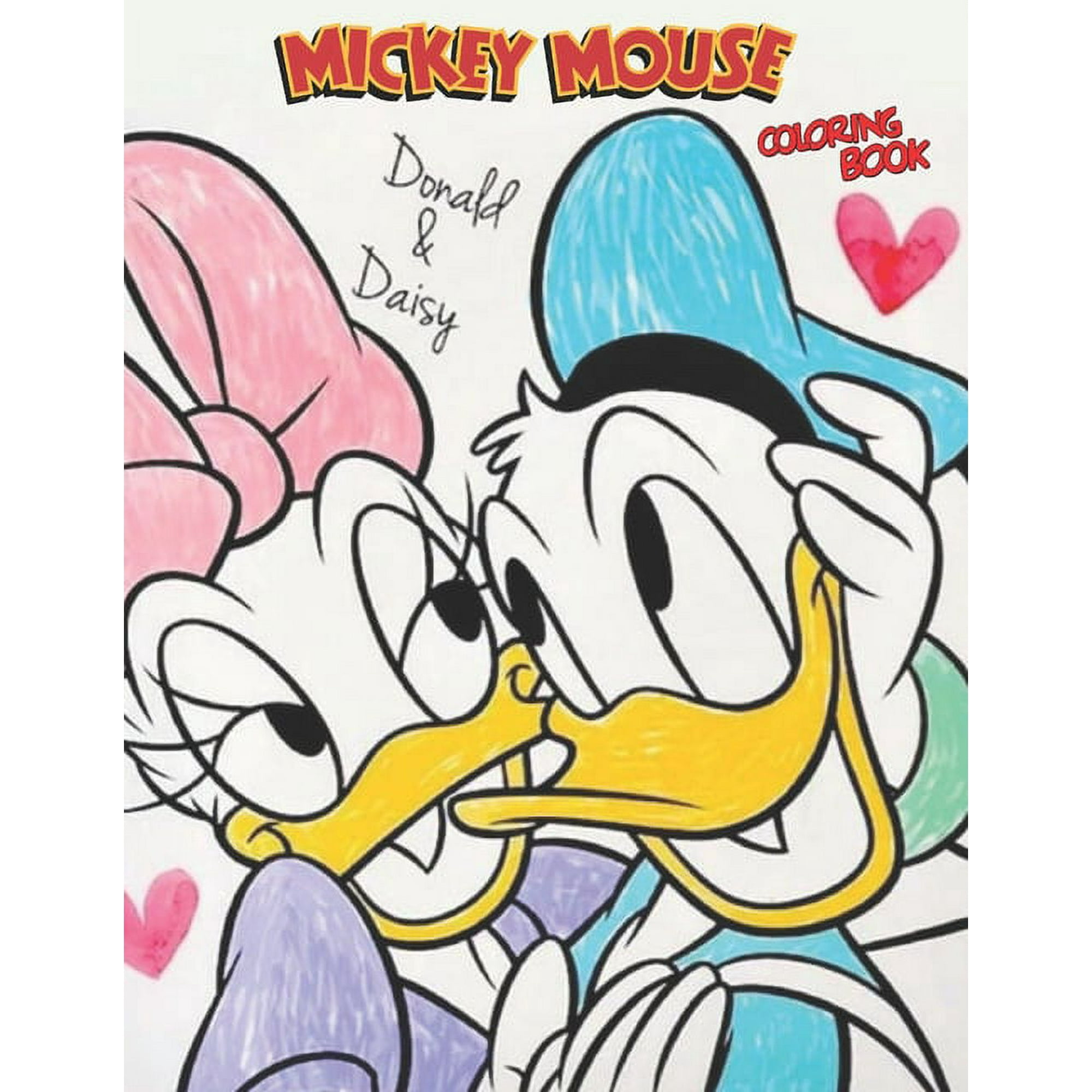Donald Duck And Daisy Coloring Pages