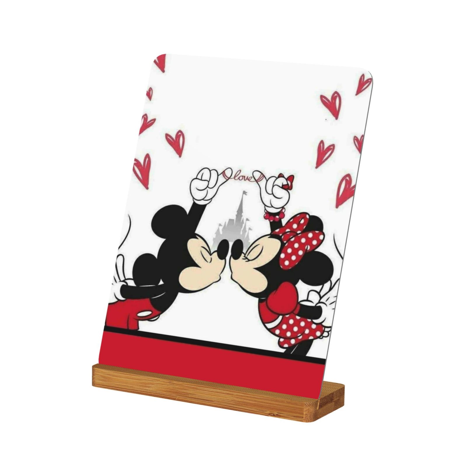 Mickey mouse Metal Picture Frame with Easel Minnie And Daisy Metal ...