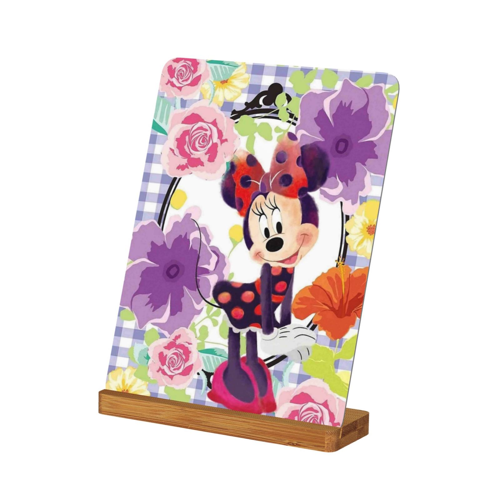 Mickey mouse Metal Picture Frame with Easel Minnie And Daisy Metal ...