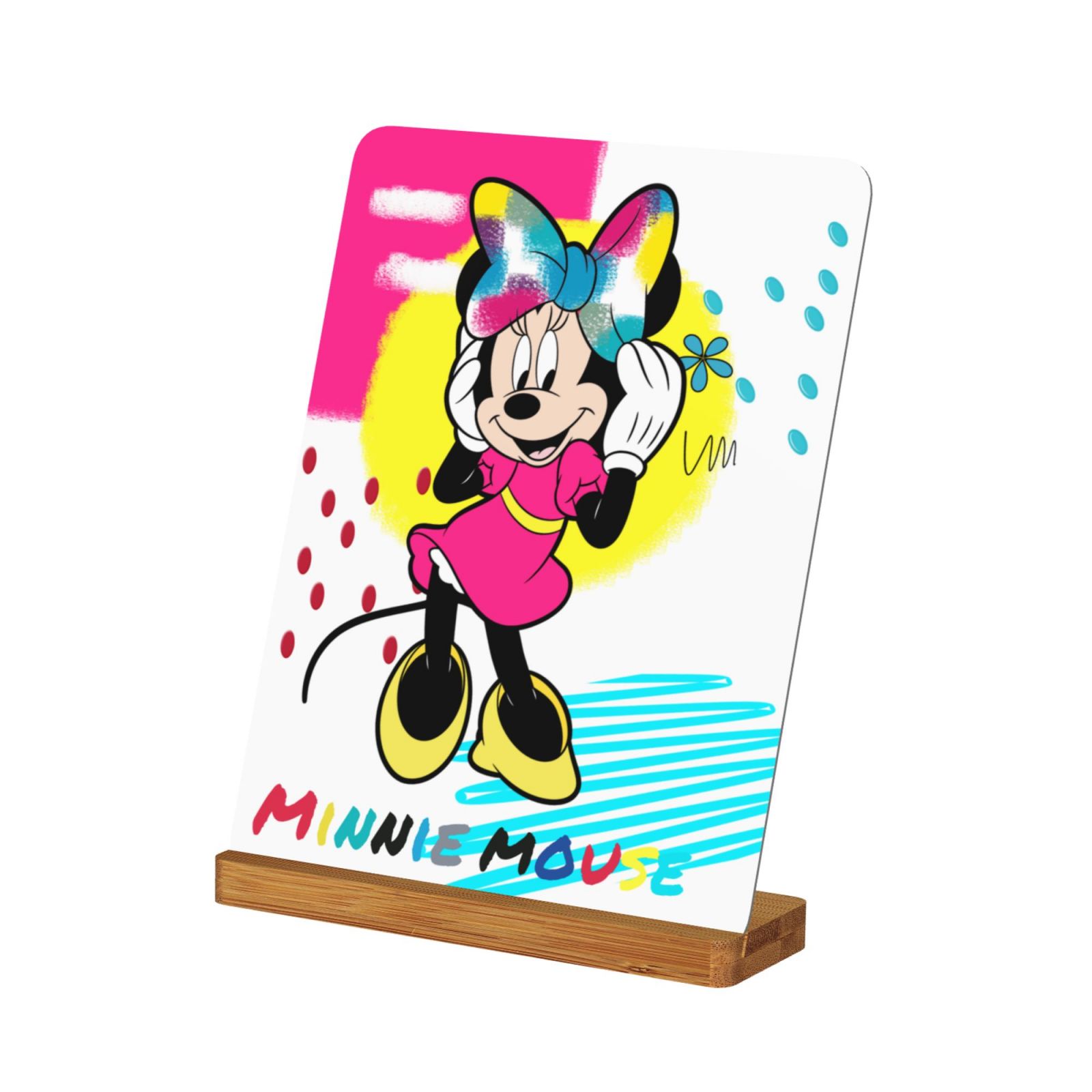 Mickey mouse Metal Picture Frame with Easel Minnie And Daisy Metal ...
