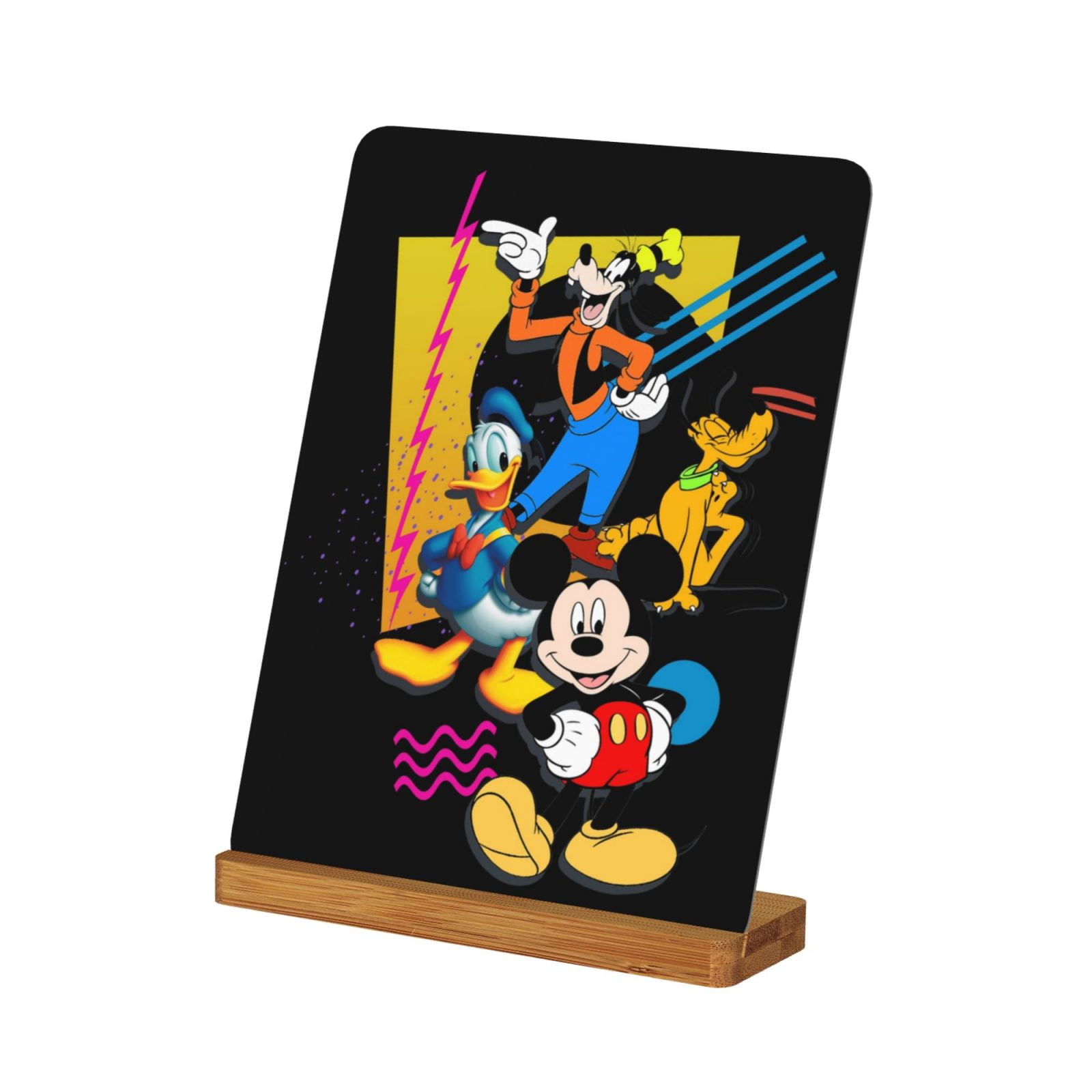 Mickey mouse Metal Picture Frame with Easel Minnie And Daisy Metal ...