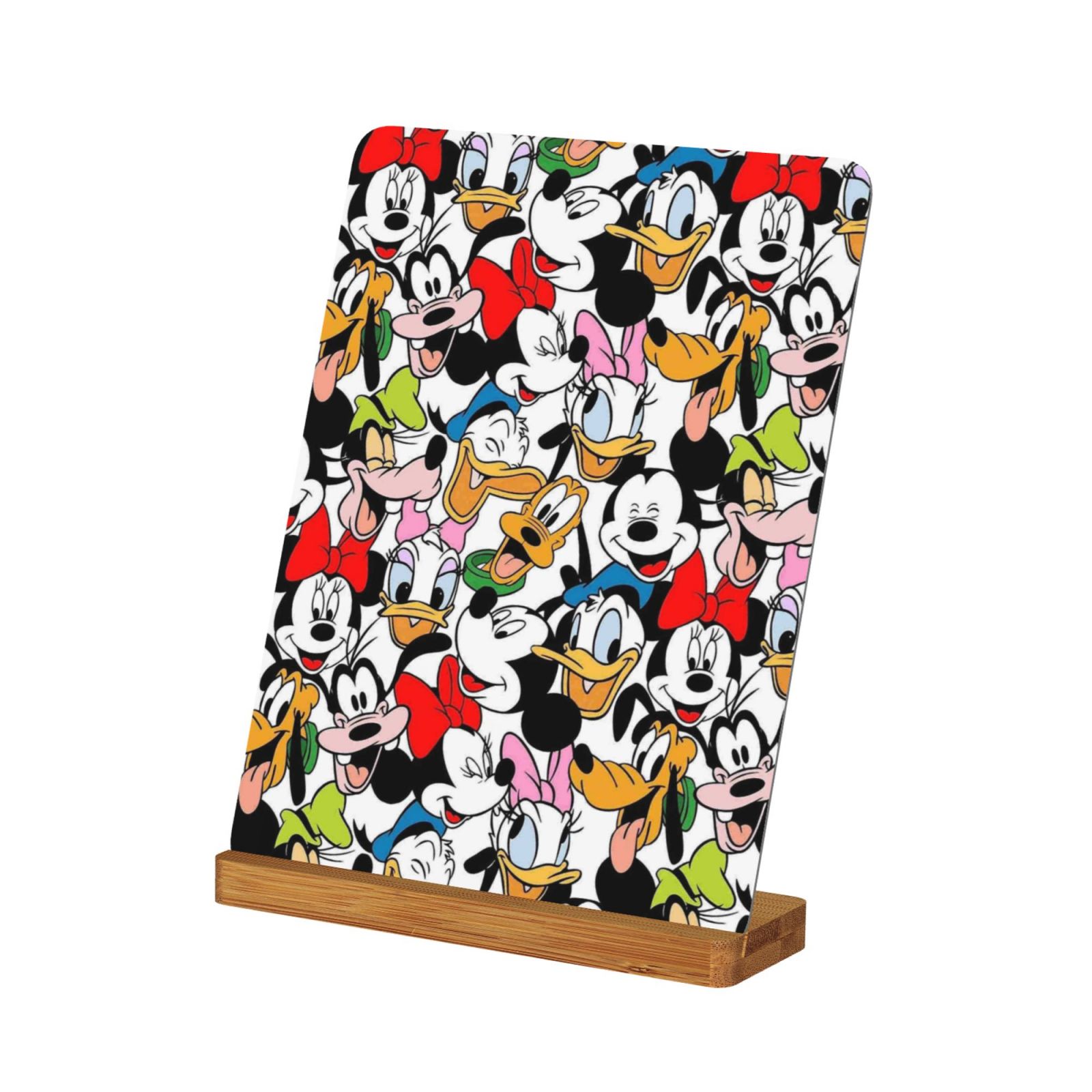 Mickey mouse Metal Picture Frame with Easel Minnie And Daisy Metal ...