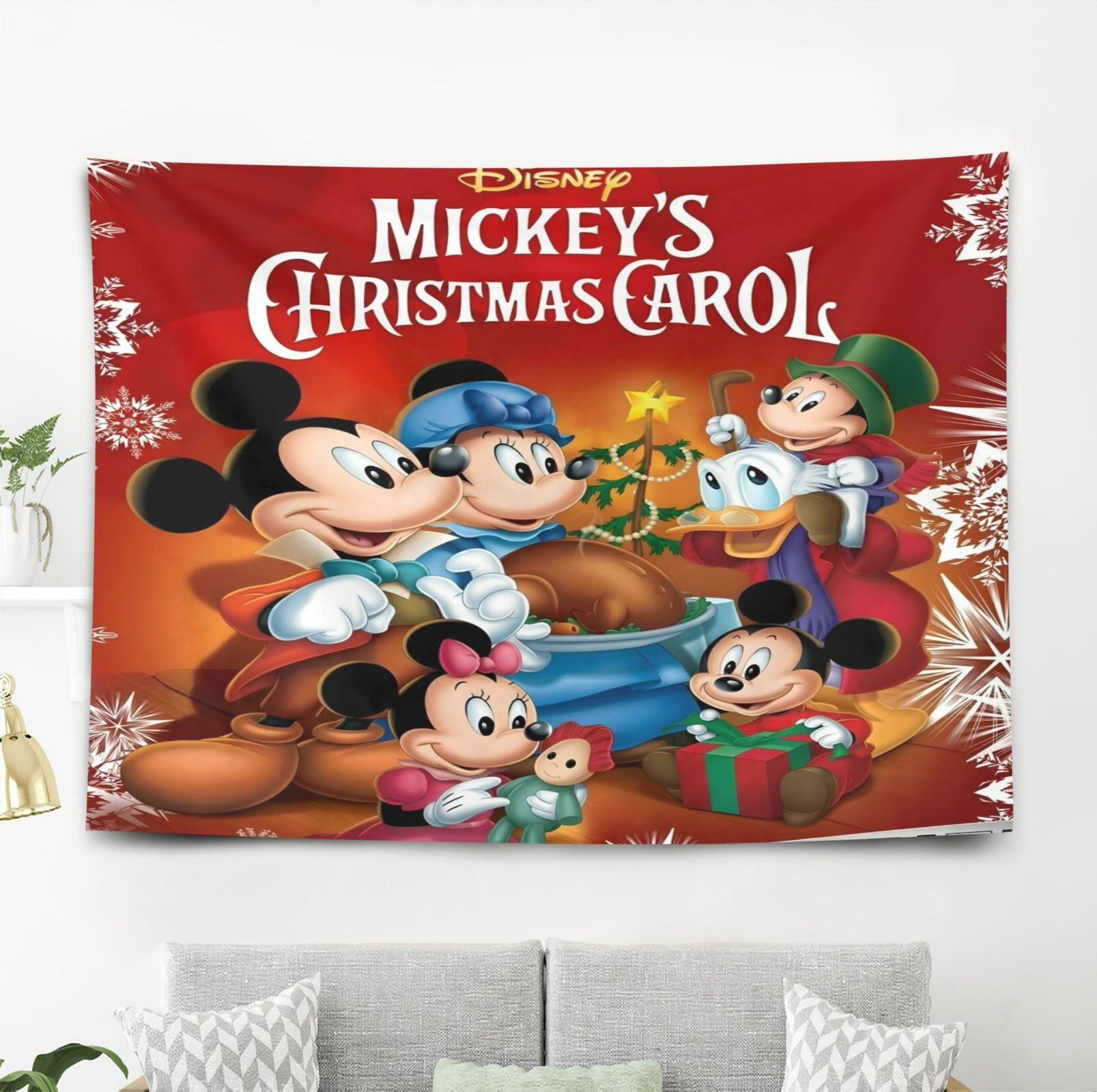 Mickey’s Christmas Carol Flushing Tapestry - Horizontal（60"x40 ...