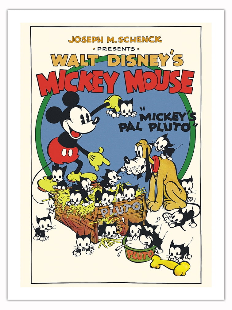 Mickey’s Pal Pluto - Starring Mickey Mouse & Pluto - Vintage Film Movie ...