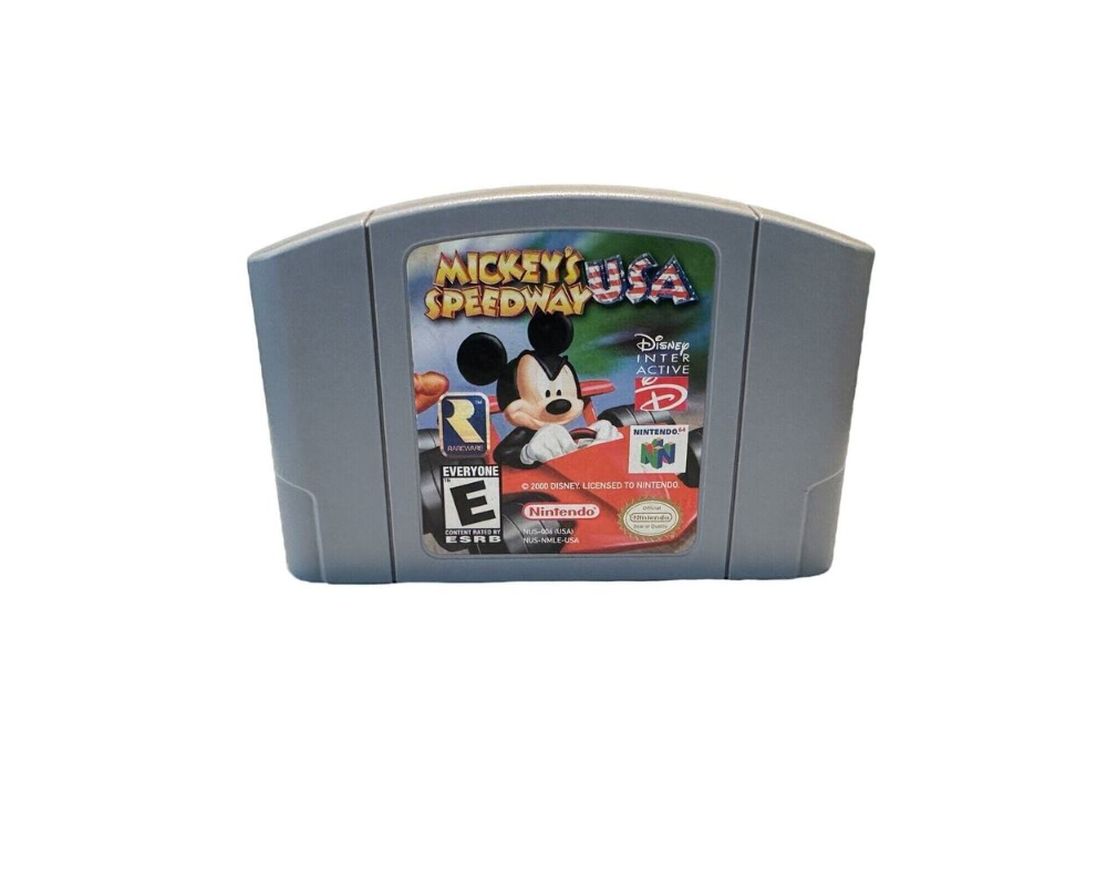 Mickey's Speedway USA (Nintendo 64, N64, 2000) Genuine OEM Authentic ...