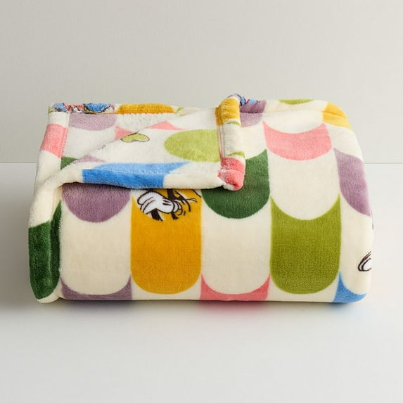Mickeys Friends Oversized Supersoft Printed Plush Throw 60" x72 ...