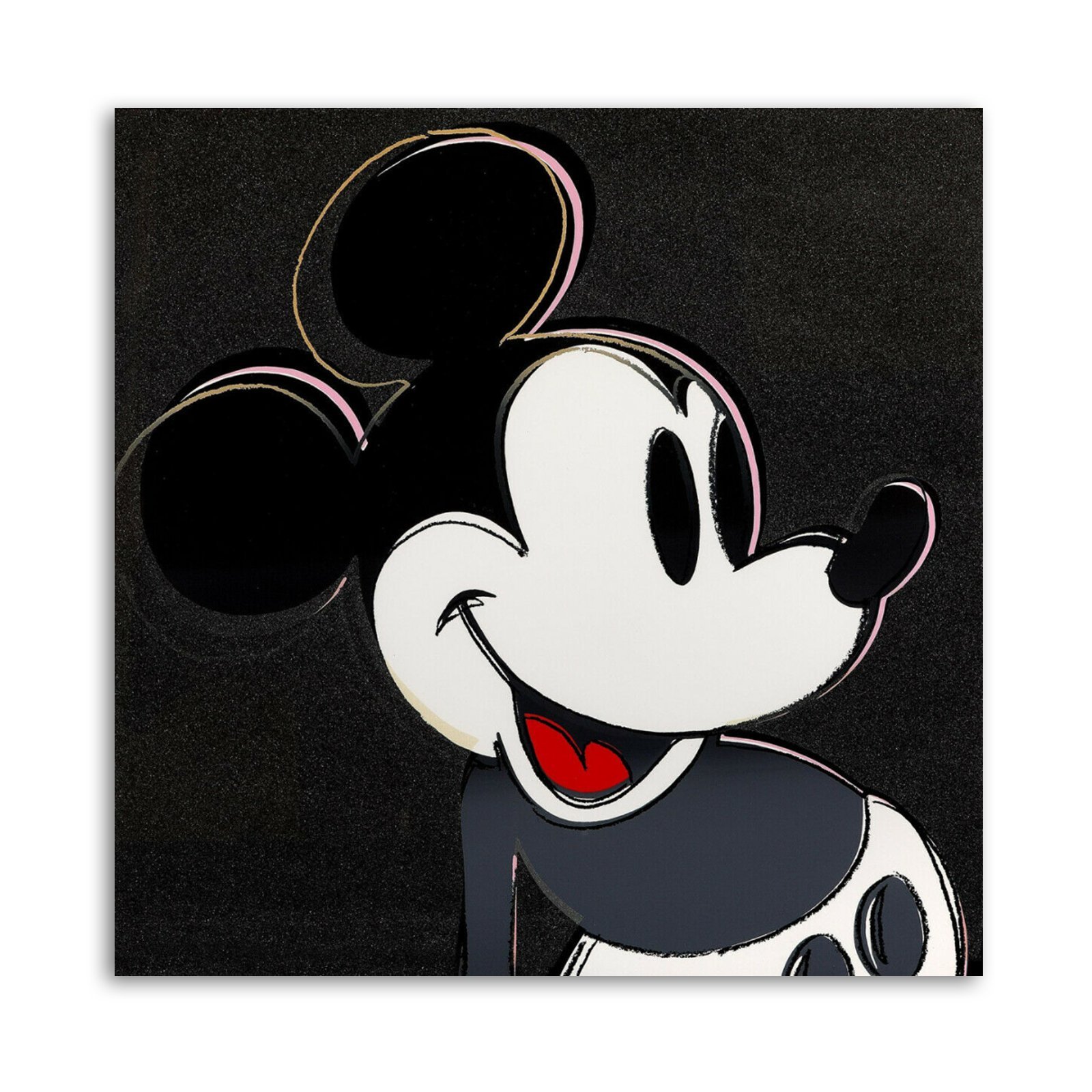 Mickeys Mouse Black Canvas Wall Art Prints Poster Gifts Photo Picture ...