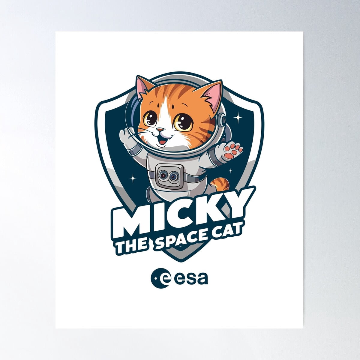 Micky The Space Cat: Esa'S Beloved Mascot Design For Kids - Estec ...