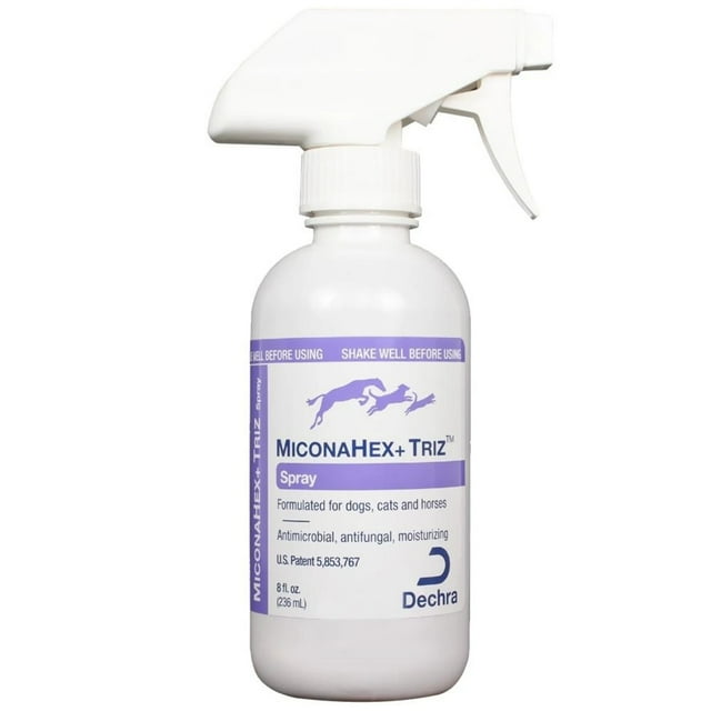 MiconaHex+Triz Antiseptic Pet Medicated Spray for Dogs, Cats, Horses ...