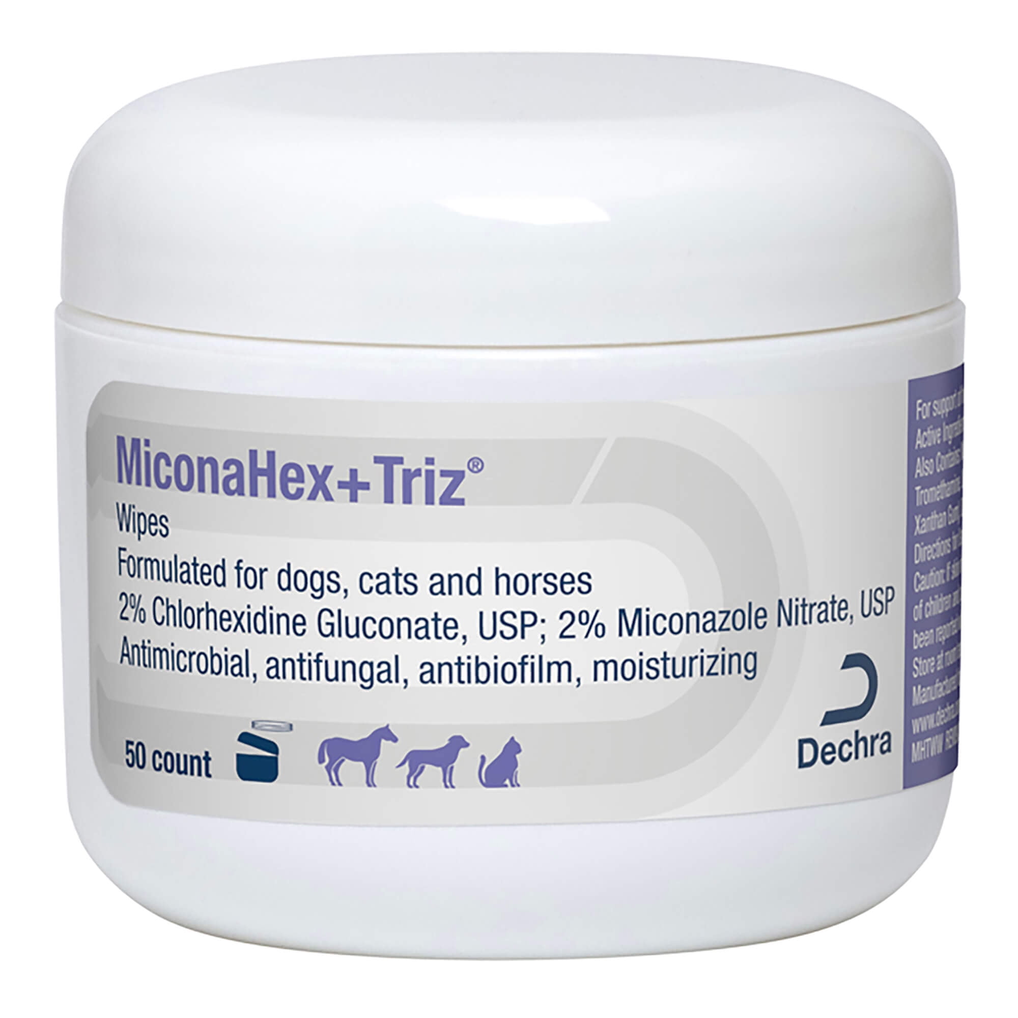 MiconaHex+Triz Wipes, 2.25" round, 50 count jar - Walmart.com