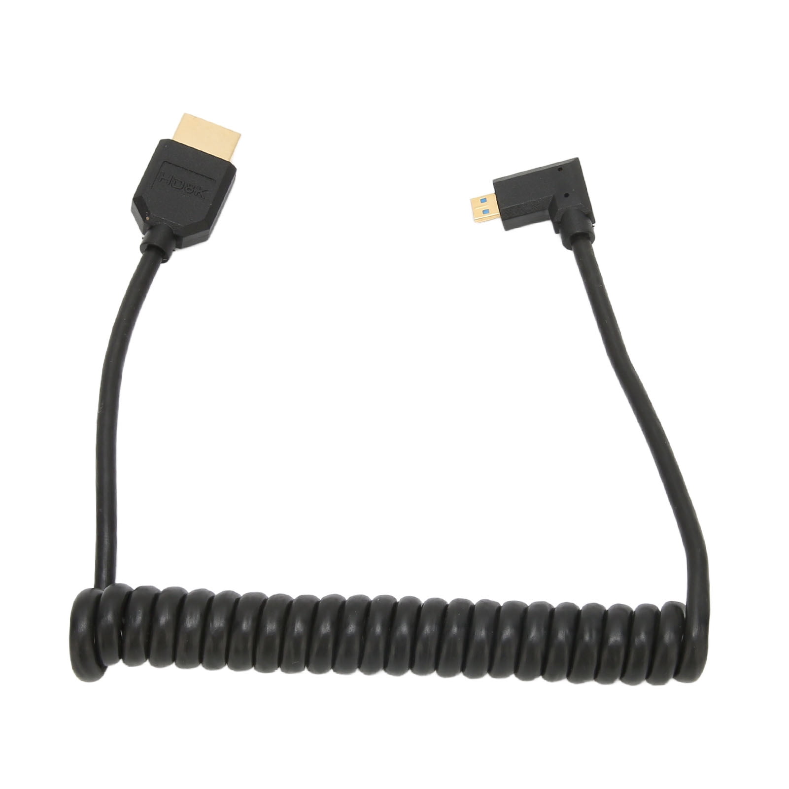 Micro 8K HD Multimedia Interface Coiled Cable 48Gbps Multifunctional 4K ...