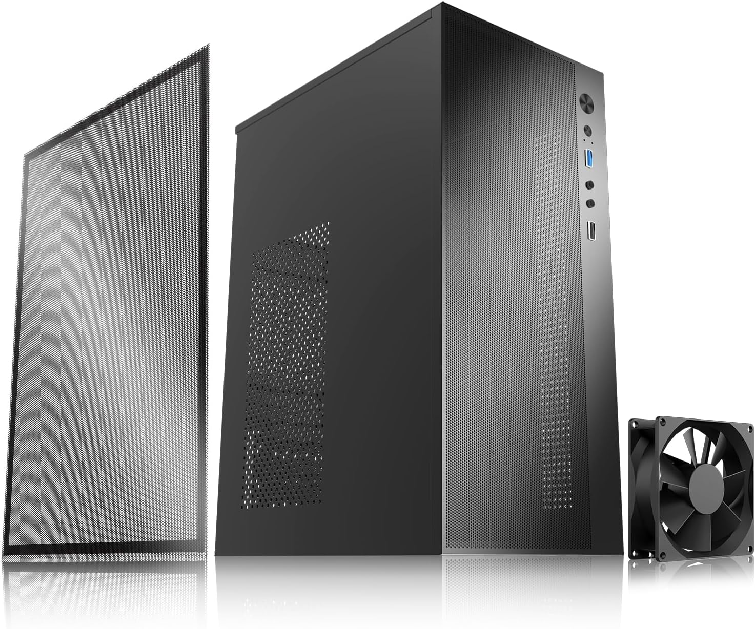 Micro ATX case Mini itx case with USB3.0 USB2.0 I/O Port &Standard ATX ...