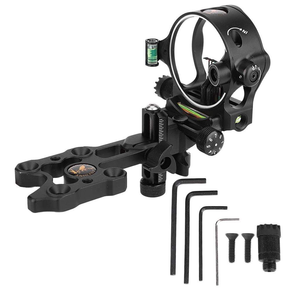 Micro-Adjustable Bow Sight for Compound Bows 5-Pin Archery Sight with ...