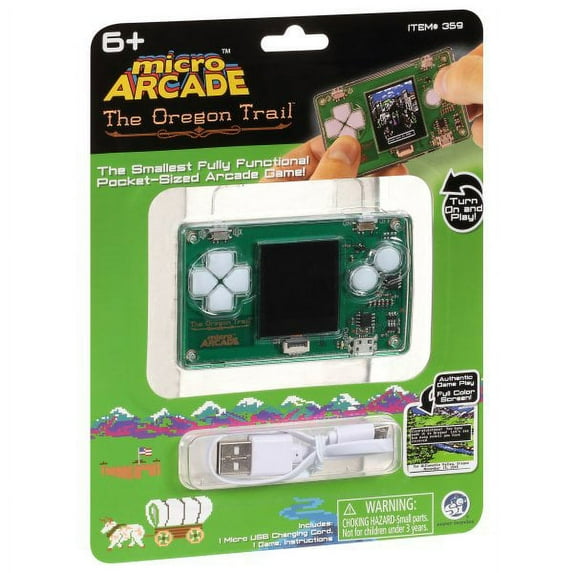 Micro Arcade Handheld Mini Machine | Small Oregon Trail Video Game ...
