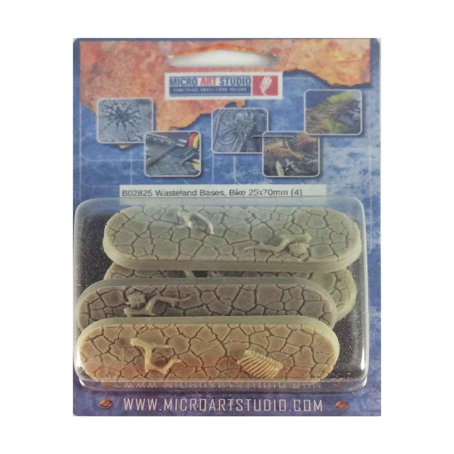 Micro Art Studio 25x70mm Wasteland - Bike Bases New - Walmart.com