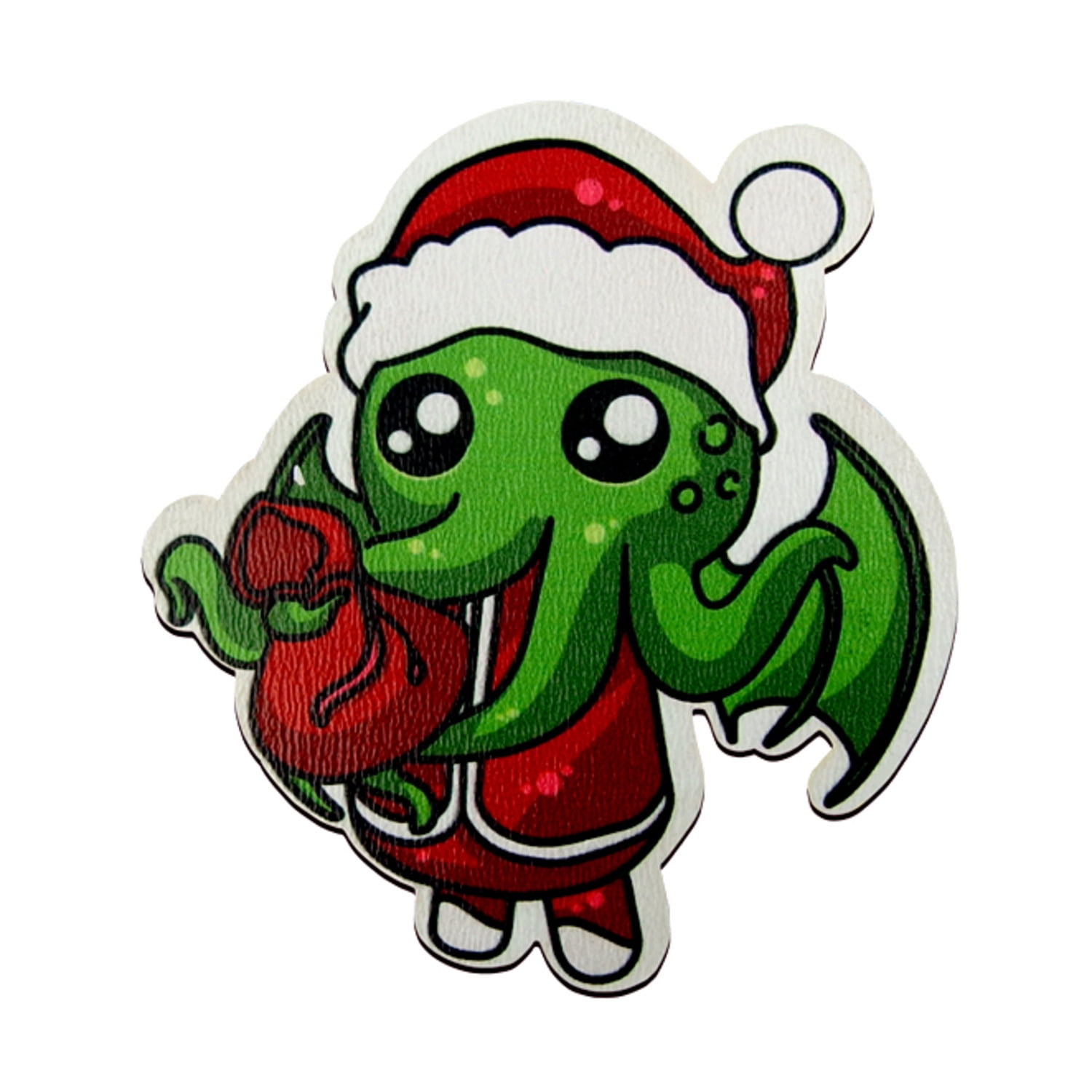 Micro Art Studio Fridge Magnet - Santa Cthulhu New - Walmart.com