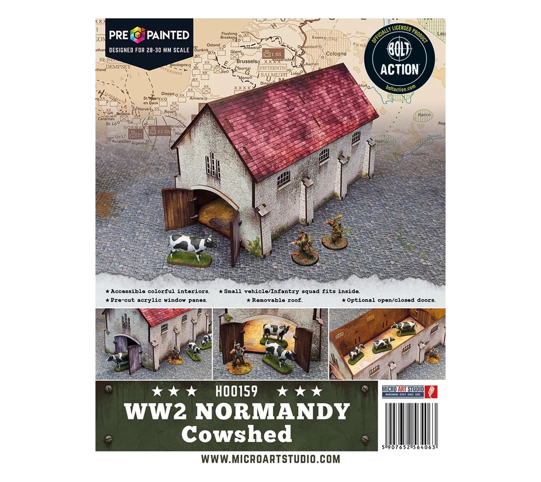 Micro Art Studio Normandy Cowshed New - Walmart.com