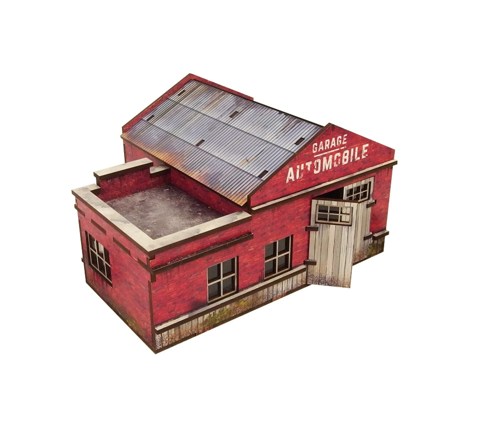 Micro Art Studio Normandy Garage w/Petrol Station New - Walmart.com