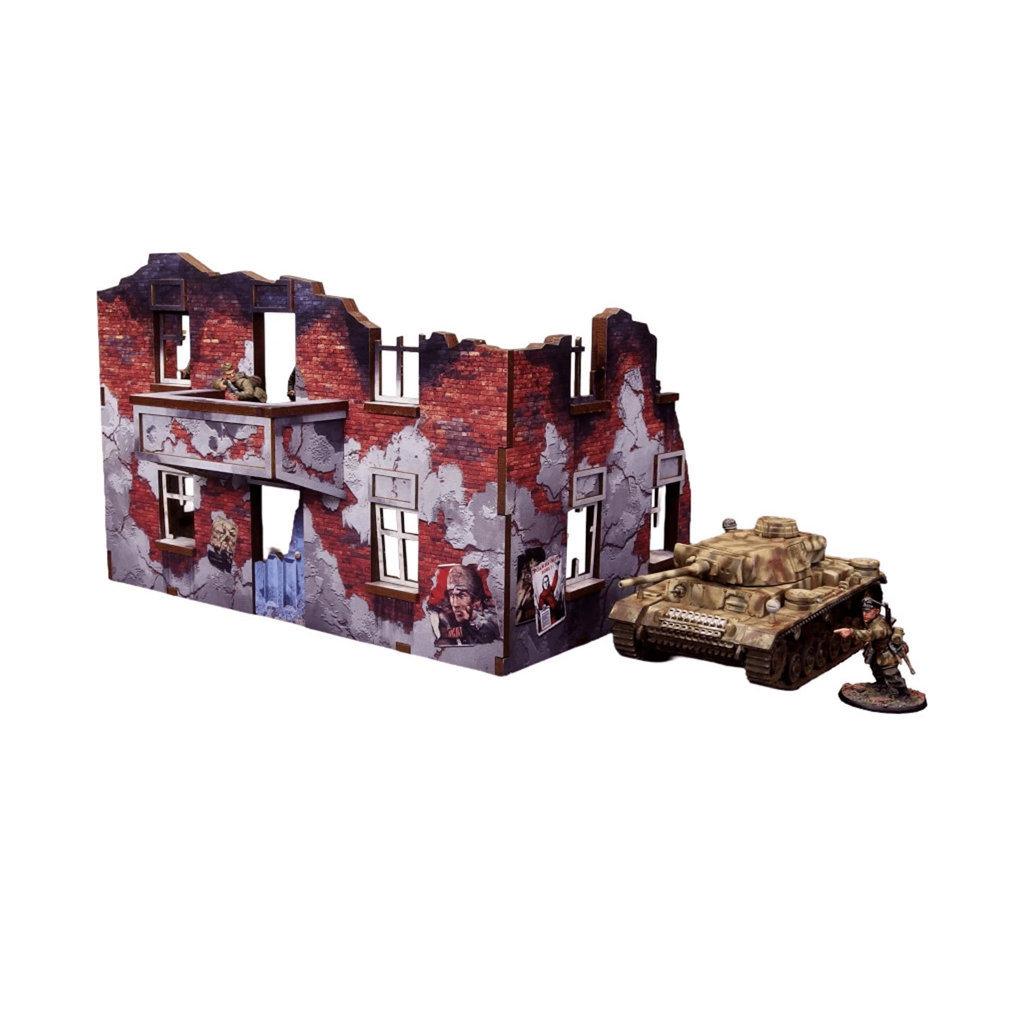 Micro Art Studio WW2 Ostfront Stalingrad: Apartment Block Back (With ...