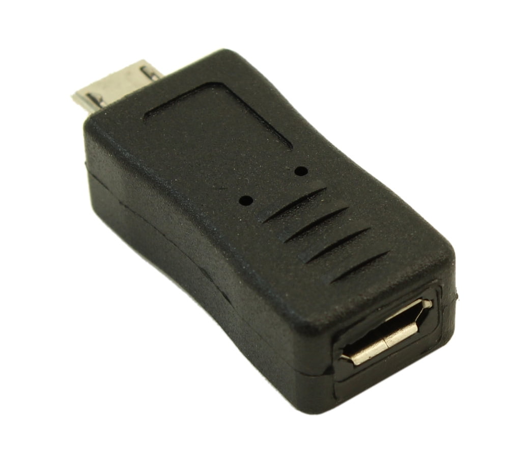 Micro-B USB Male to Micro-B USB Female STRAIGHT Adapter - Walmart.com
